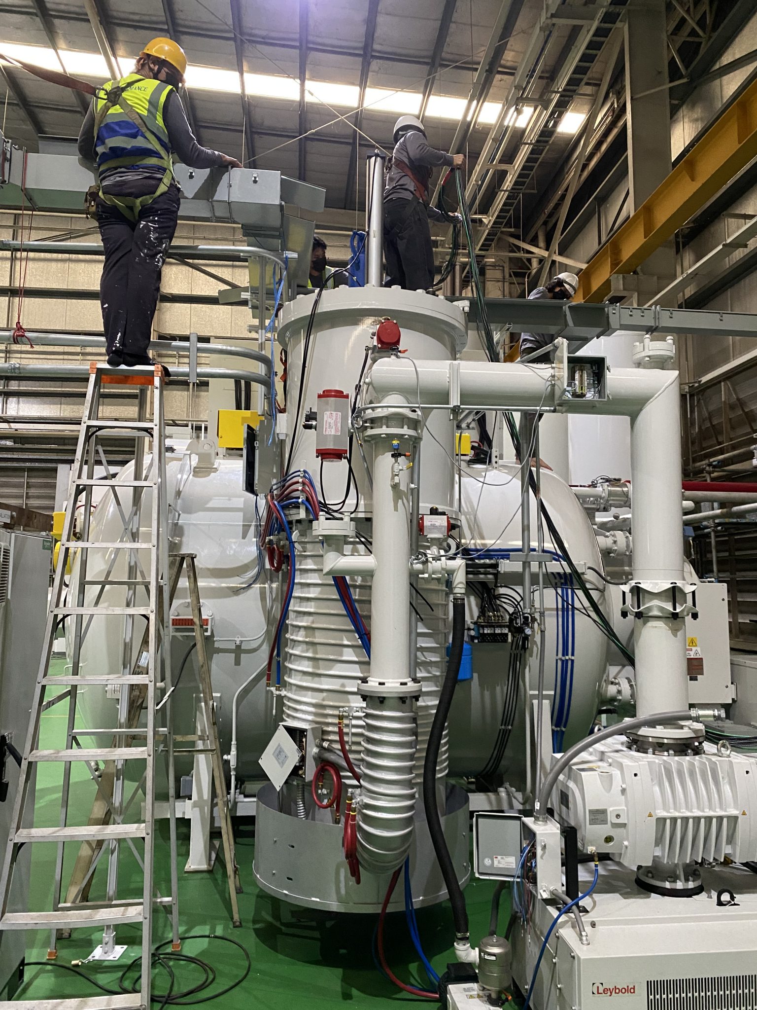 Connect Inert Gas Piping System and Install New Circuit Breaker for ...